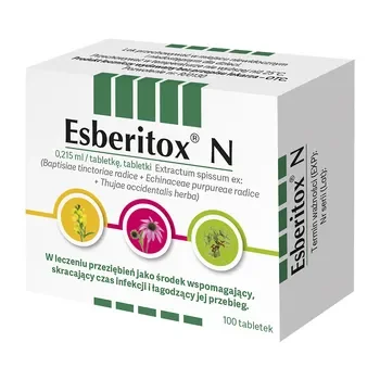 Esberitox N 0,215 ml/tabletkę 100 tabletek [SCHAPER & BRUMMER ...